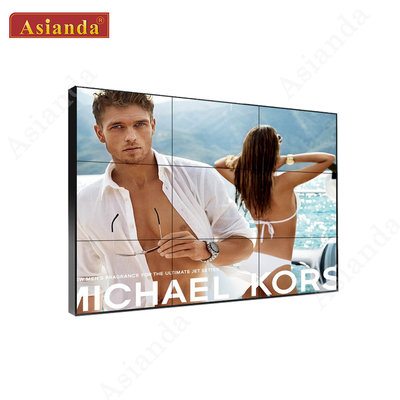 Professional 4x4 55inch LG 0.88mm Ultra Thin Bezel LCD Video Wall Multi Screen Monitors supplier