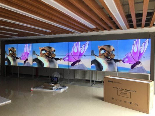 3x3 Indoor DID Narrow Bezel 55inch 3.5mm LG LCD Digital Video Wall Screen supplier