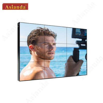 Ultra Narrow Bezel DID 55inch Samsung 1.7mm 3x3 4K Video Wall LCD Multi Screen supplier