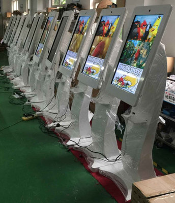 32inch Bank Floor Standing Android LCD Multi Touch Screen Kiosk Self-service Interactive Touch Kiosk supplier