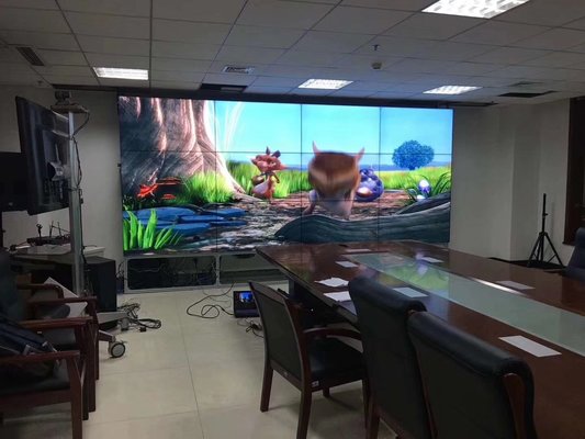 3x2 Video Wall 55inch 3.5mm LG LCD Video Display Advertising Commercial Video Wall supplier