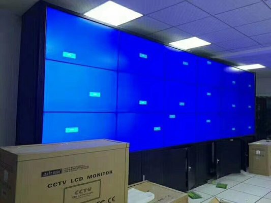55inch LG 0.88mm Seamless Video Wall LCD Monitors Advertising2*2 Video Wall supplier
