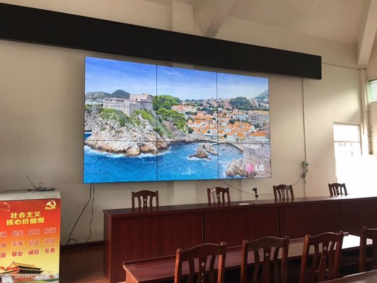 55inch 3.5mm LG Narrow Bezel LCD Video Wall Full HD Advertising LCD Video Wall Display supplier