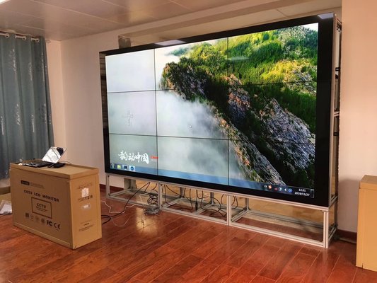 55inch 3.5mm LG Narrow Bezel LCD Video Wall Full HD Advertising LCD Video Wall Display supplier