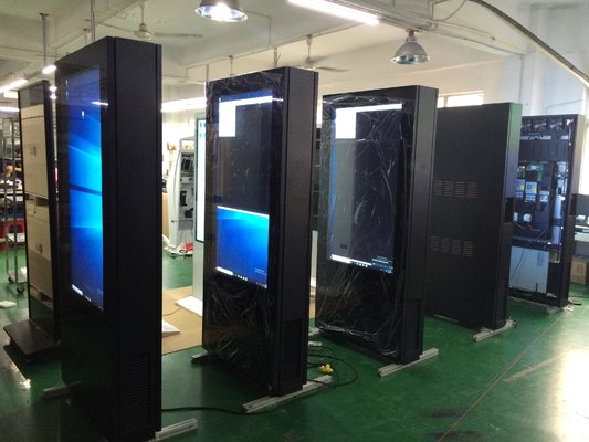 55inch Floor Standing Outdoor LCD Digital Signage Displays Network Outdoor LCD Totem Outdoor LCD Billboard supplier
