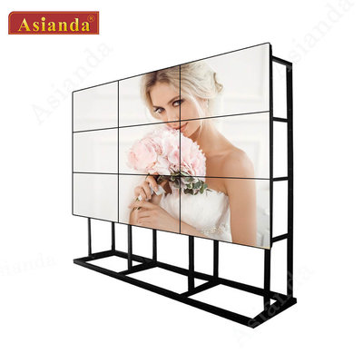 Wall Mount/Floor Standing 1.8mm Indoor LG LCD Video Wall Narrow Bezel LCD Video Wall Screen for Advertising/Surveillance supplier