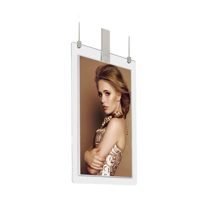 Indoor Full HD Ceiling Mount Double Sides Android LCD Advertising Display with Cloud CMS supplier