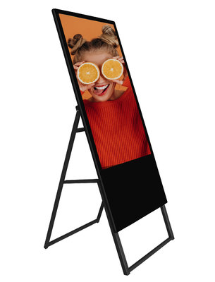 49inch Free Standing Wifi Network Commercial LCD Screen Portable LCD Digital Signage Display supplier