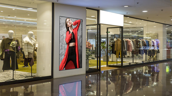 55inch 3000nits High Brightness Window Application LCD Monitor Thin Bezel LCD Advertising Screen supplier