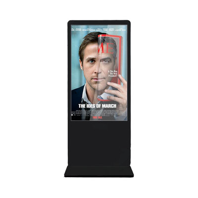 55inch  floor stand touch screen indoor android lcd advertising display retail information totem supplier