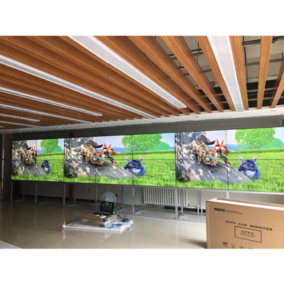 55inch Indoor Wall video display CCTV monitoring video wall 2x3 with wall mount bracket supplier