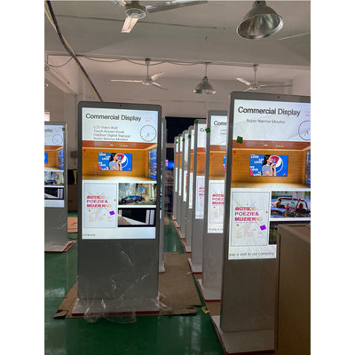 49inch 10 points capacitive touch LCD digital signage totem wifi 4G standing LCD totem display supplier