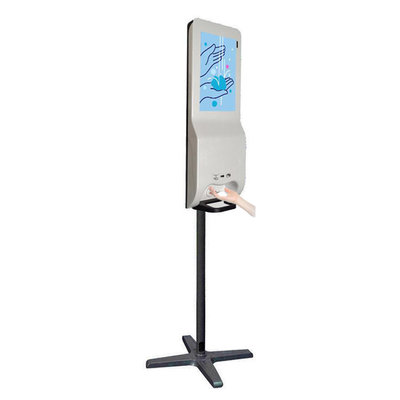 22inch Indoor Sensor Sanitizer Dispenser LCD Advertising Display Hand Sanitizing LCD Digital Signage supplier