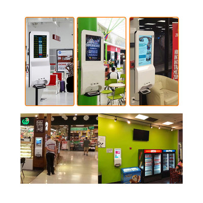 Indoor Automatic Hand Sanitizer Dispenser Media Displays LCD Digital Display Touchless Digital Signage supplier