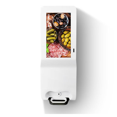 Hand Sanitizer Gel Dispenser Digital Signage Automatic Dispenser Sanitizing LCD Digital Display Screen supplier