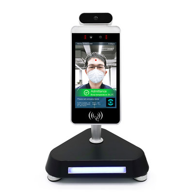 8 inch Desktop Stand Face Recognition Temperature Measurement Temperature Detector Device supplier