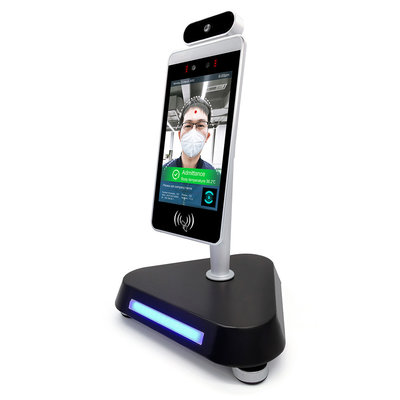 8 inch face recognition temperature measurement AI Face Recognition Temperature Monitoring Device supplier