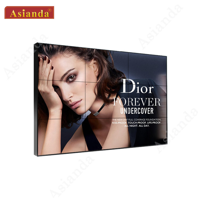 2*2 Wall Mount Narrow Bezel 49inch LG 3.5mm 450nits LCD Video Wall supplier