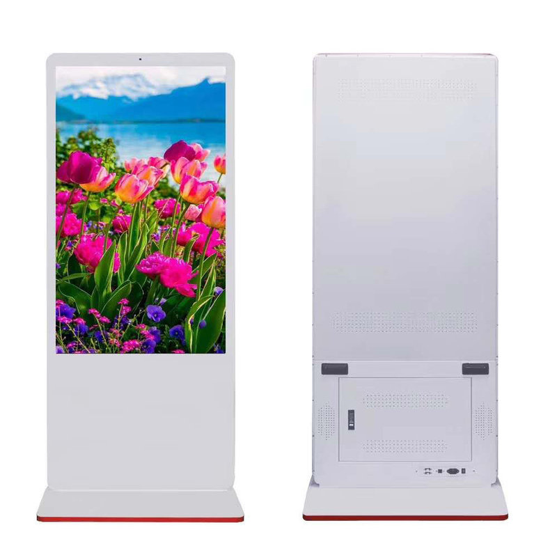 49 Inch LCD Floor Free Standing wifi Interactive Touch Screen Kiosk Totem for Wayfinding and Advertising supplier