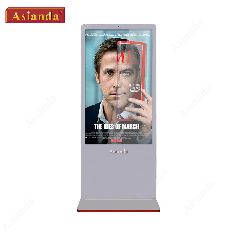 55inch Network Vertical Free Standing LCD  Screen Digital Signage Display supplier