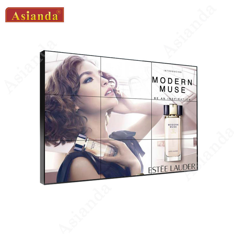 3x3 55inch Samsung 1.7mm Commercial LCD Multi Screen Video Wall Display supplier