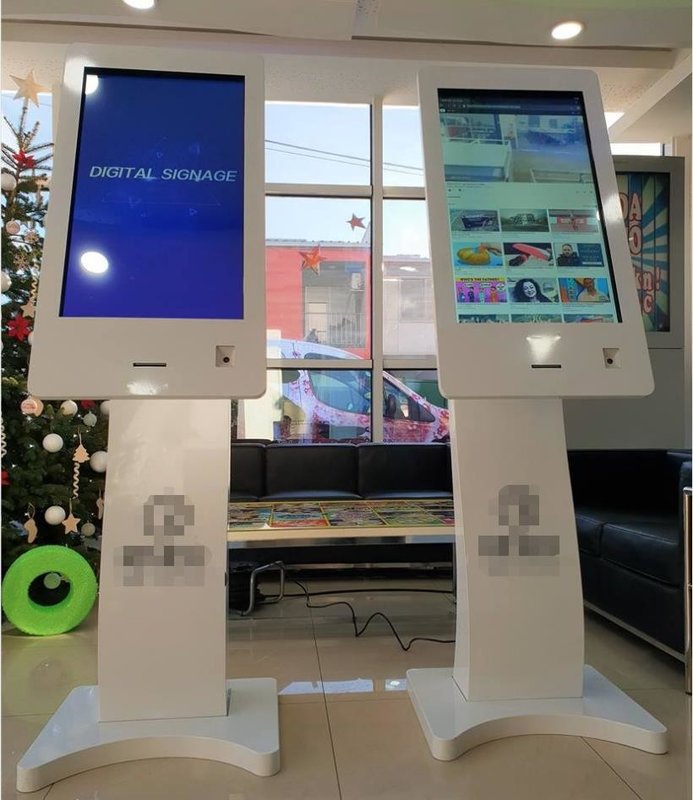 32inch Floor Standing Digital Signage Interactive Kiosk Touch Screen Totem supplier