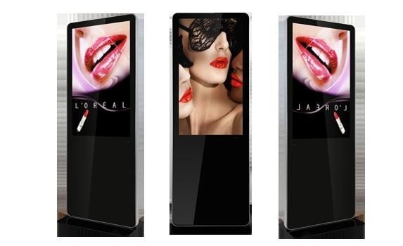 65” floor standing standalone solution LCD advertising player supplier