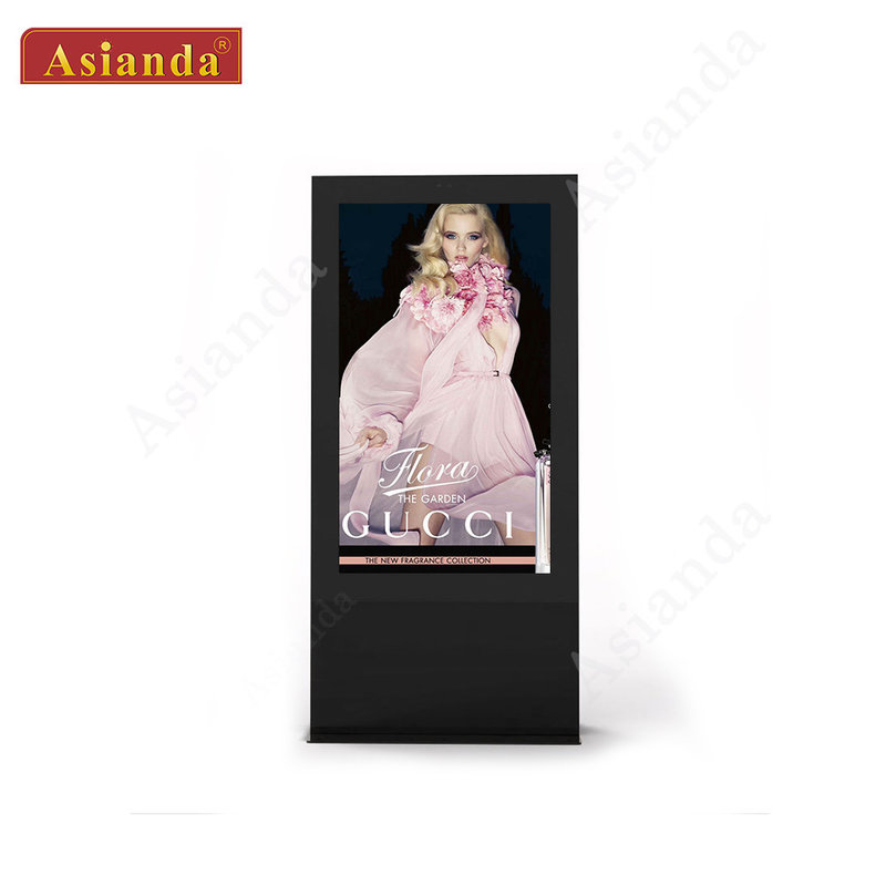 75inch Outdoor High Brightness Free Standing Advertising LCD Digital Signage for Bus Station supplier