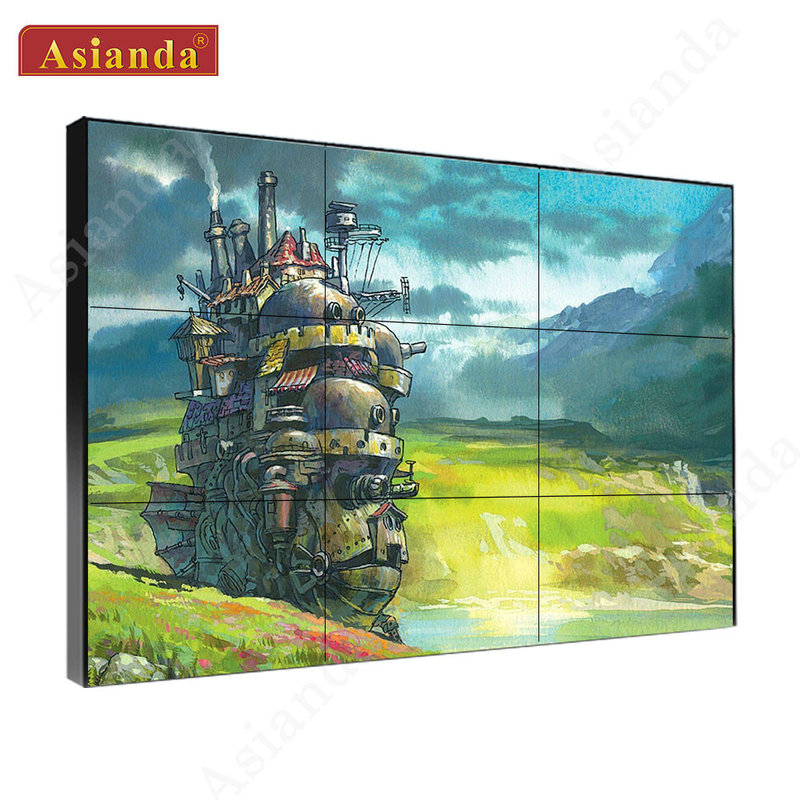 55inch Wall Mount LG 1080P Video Wall Panel 16:9 Floor Standing LCD Video Wall Screen Price supplier