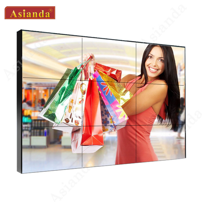 55inch LG 0.88mm Ultra Thin LCD Video Wall PAL/NTSC/SECAM Narrow Bezel LCD Video Wall HDMI Video Wall Display supplier