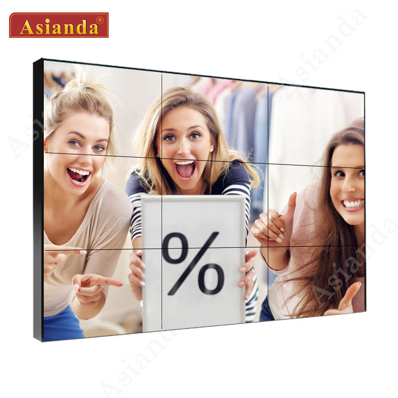Wall Mount/Floor Standing 1.8mm Indoor LG LCD Video Wall Narrow Bezel LCD Video Wall Screen for Advertising/Surveillance supplier