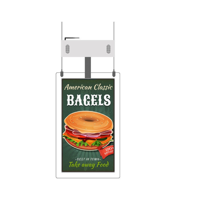 55" Retail/Shopping Mall Ultra Thin Double Sides LCD Advertising Display supplier