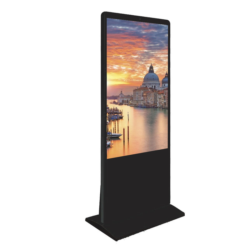 55inch  floor stand touch screen indoor android lcd advertising display retail information totem supplier