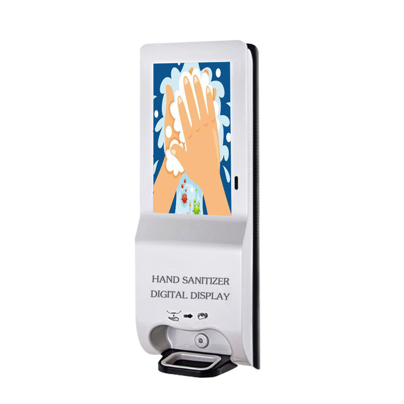22inch Automatic Hand Sanitizer LCD Digital Signage Touchless Auto Dispenser LCD Advertising Display supplier