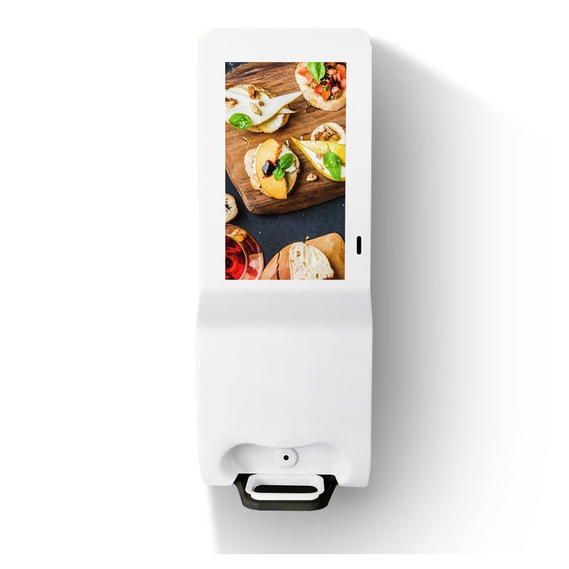 Hand Sanitizer Digital Signage Dispenser Automatic LCD Display Gel Foam Sanitizer Dispenser LCD Screen supplier