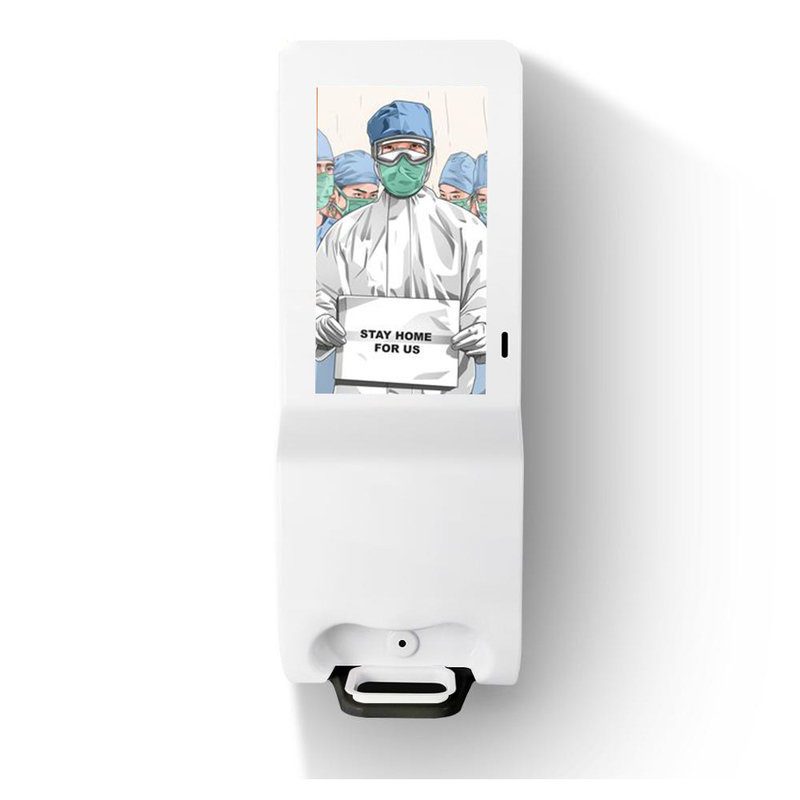 21.5inch Gel Automatic Hand Sanitizer Digital Signage Display Auto Dispenser Digital Screen supplier