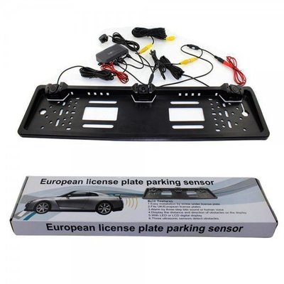 Factory Price ASPRICH European License Plate Car Reversing Parking Sensor with HD Rear View Camera
