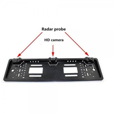 Factory Price ASPRICH European License Plate Car Reversing Parking Sensor with HD Rear View Camera