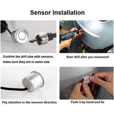 ASPRICH Factory Price Wirless Car Parking Sensor reversing aid for Car and truck PA303W