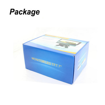 Best Selling OEM Car Truck Van Trailer Rear Monitori 7" Quad Color TFT LCD Monitor Screen PA707