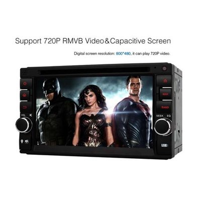 6.2 Inch Touch Screen Android Car Radio DVD Player Mstar 2531 2 Din With DA6546C