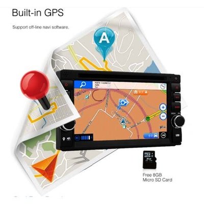 6.2 Inch Touch Screen Android Car Radio DVD Player Mstar 2531 2 Din With DA6546C