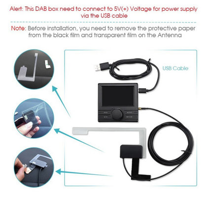 DAB Box For Car Stereo radio tuner digital radio tuner for car stereo player DBA003