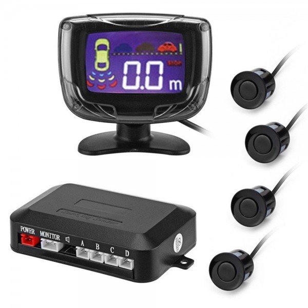ASPRICH Factory Price Car Reversing Parking Sensor with LCD Monitor Freeshipping for 50pcs