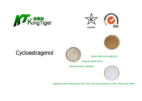 C30H50O5 Cycloastragenol Powder 90% For Improving Sleep Plant Extracts