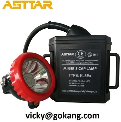 tunnel head lamp LED miners safety helmet lamp KL6Ex ATEX approved