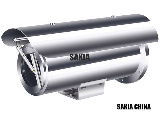 IP68 Stainless Steel Fixed Explosion Proof Camera Housing With Wiper System