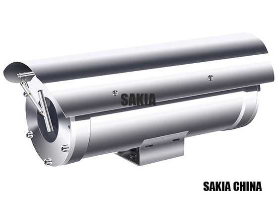IP68 Flameproof Fixed Large Explosion Proof Camera Housing With Wiper System