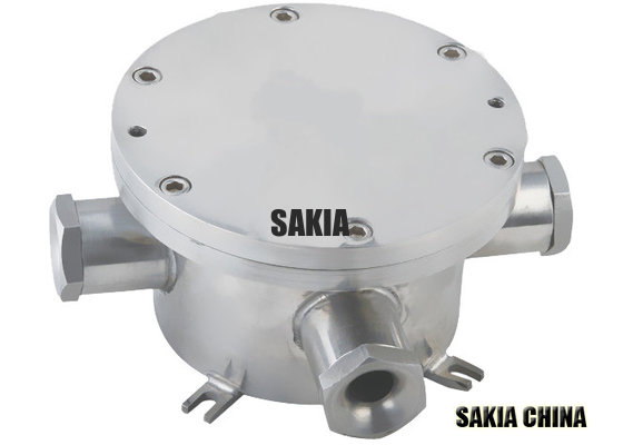 Hazardous Area IP68 Explosion Proof  Stainless Steel Junction Box For Cable Connection