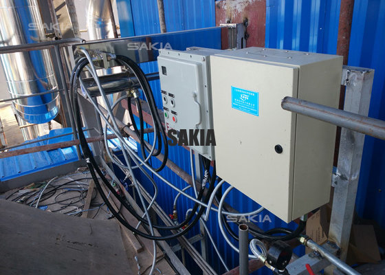 Furnace flame monitoring endscope camera with water and air cooling system